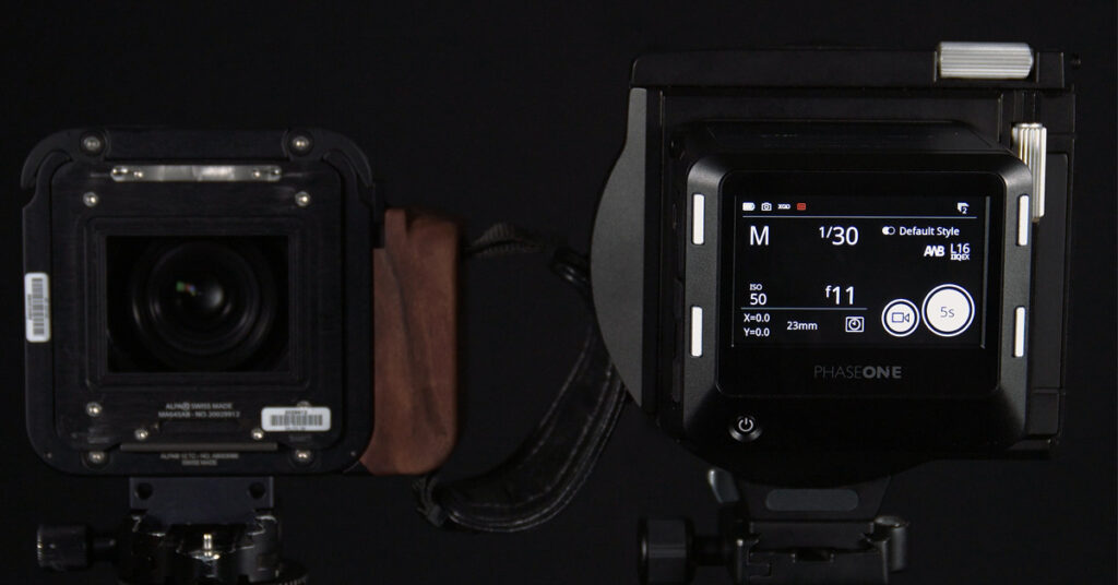 Black calibration settings on the XT Camera VS traditional technical ...