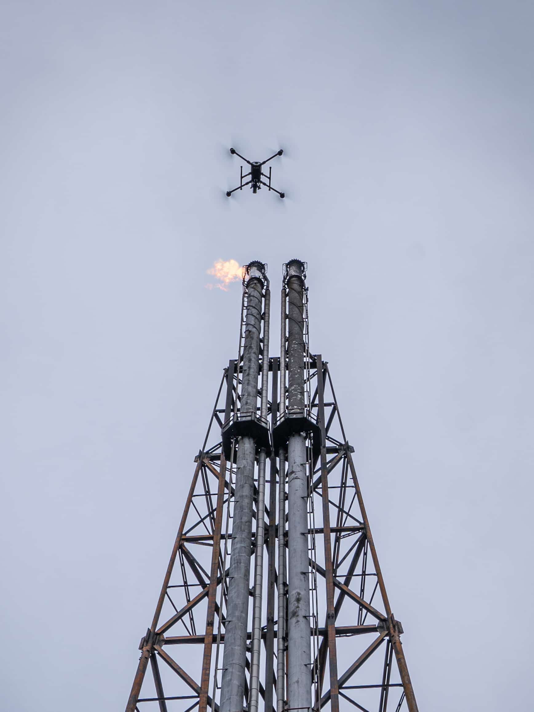 Using Advanced Drone Solutions for Flare Stack Inspection