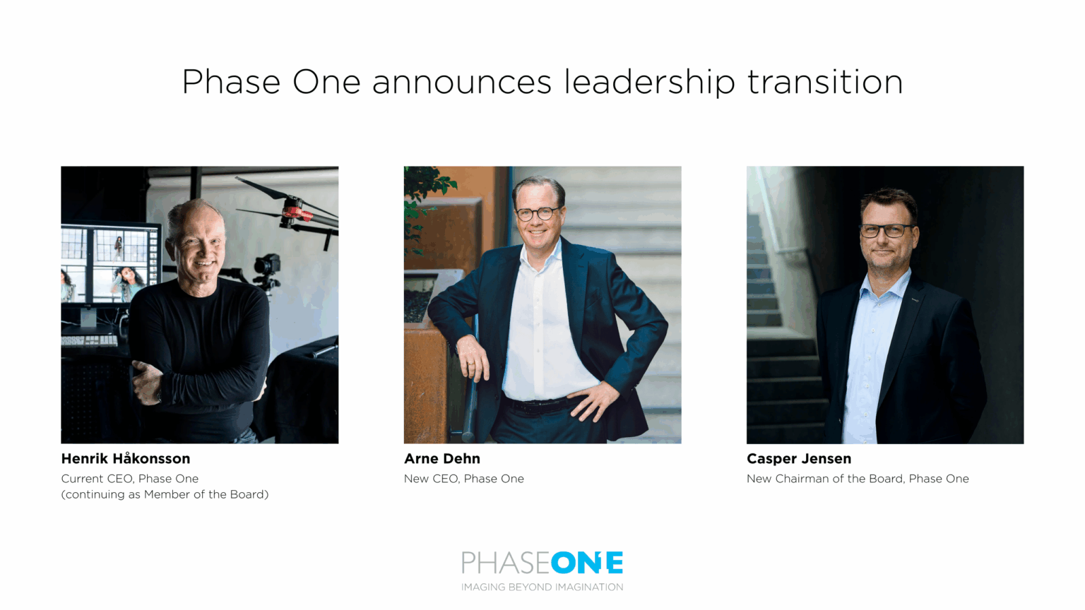 Phase One announces leadership transition